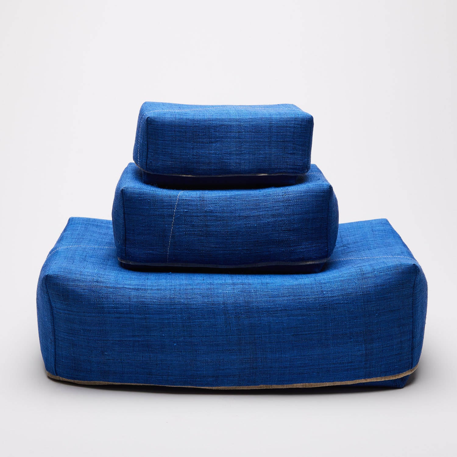 Blue Burlap Box – DAE NY